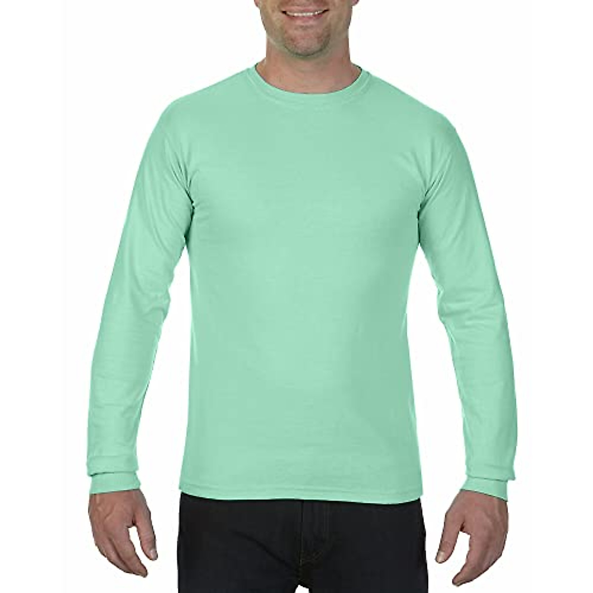 Comfort Colors Adult Long Sleeve Tee, Style 6014, Island Reef, 4X-Large