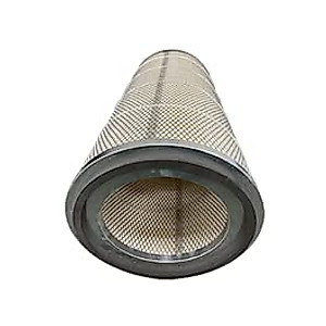 Braden Filtration Dust Collector Filter - Height: 26" OD: 12.75" ID: 8.375" / Nanofiber FR, Open-Open pans - MADE IN USA