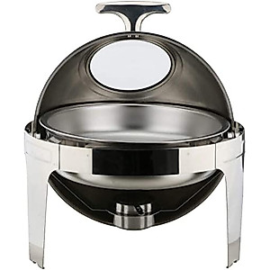 UZOURI Stainless Steel Chafing Dish, Chafing Dish Set Food Warmer Buffet Chafing Dishes Set for Catering Buffet Warmer, for Buffet Catering Kitchen Party(Color:All Steel Cover) (All Steel Cover)