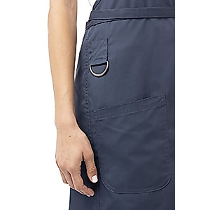 Chef Works Unisex Brio Bib Apron, Blue, One Size