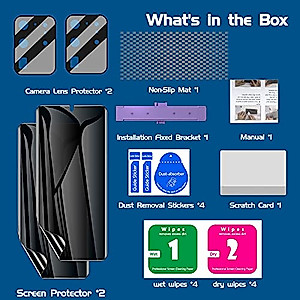 LYWHL [2+2 Pack] for Samsung Galaxy S20 Ultra Privacy Screen Protector, [Support Fingerprint ID] Anti-Spy Black Full Adhesive Flexible Film + Camera Lens Glass Protector for Galaxy S20 Ultra