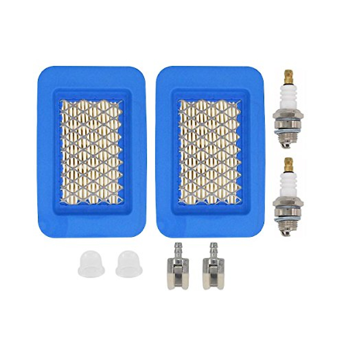 MOTOKU Air Filter Spark Plug Fuel Repower Tune-Up Kit for Echo Backpack Leaf Blower 2 Stroke Engine PB-403 PB-403H PB-403T PB-413,PB-413H PB-413T PB-500H PB-500T PB-580H PB-580T PB-620 PB-650 PB-650H