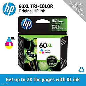 HP 61 | 2 Ink Cartridges | Black | Works with HP DeskJet 1000 1500 2050 2500 3000 3500 Series, HP ENVY 4500 5500 Series, HP OfficeJet 2600 4600 Series | CZ073FN