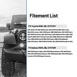 RED WOLF Radio Stereo ISO Wiring Harness Adapter Connector Replacement for Toyota Tacoma 2005-2020, RAV4 1994-2020, Subaru 2012-2019 WRX, 2018-2021 Forester Non-JBL System Plug &Play