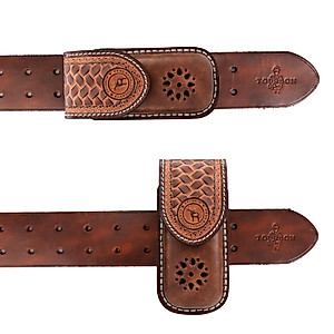 Tourbon Multitool Sheath with Belt Loop One-Piece Molded Leather Knife Pouch Holster EDC Belts Organizer Magnetic Closure