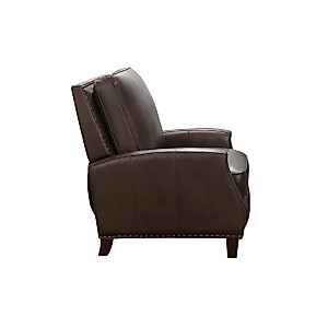 BarcaLounger Melrose Transitional Recliner Lounge Chair with footrest Extension 7-3155 in Ashford Walnut All Leather 5625-87 - Curbside Delivery