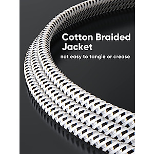 CableCreation 2-Pack 3.5mm Aux Cord(3FT/0.9M), 3.5mm Male to Male Stereo Audio Cable for Car, Headphones, Smartphones, Echo-Dot, Home/Car Stereos, Laptops, Speaker & More