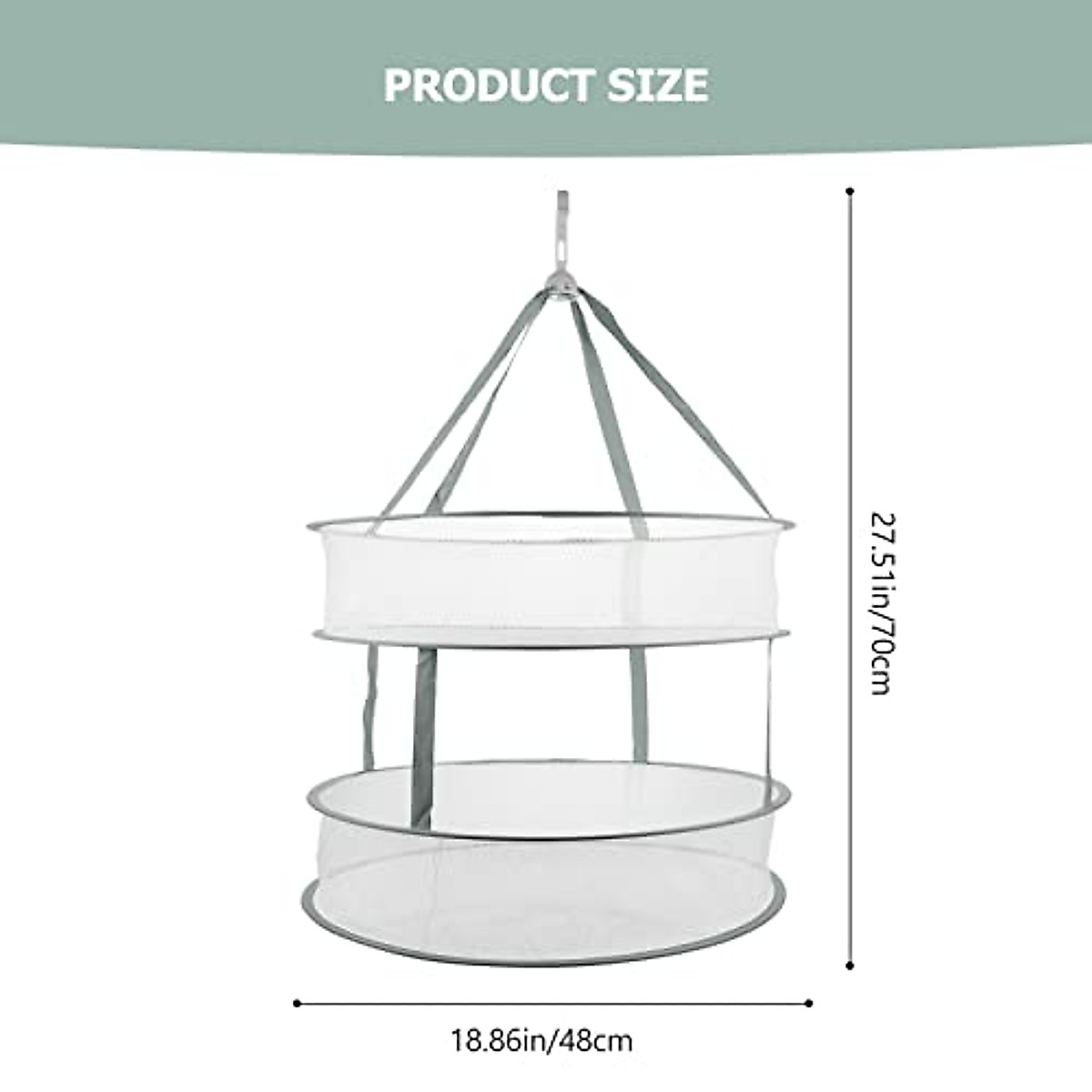 2pcs Makeup Green Rack Egg Drying Daily Use Sweater Design Dryer Underwear Laundry Outdoor Dual-Layer Basket Tier Good Clothes Underwears Other Collapsible Dry