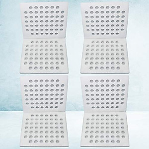 AlTurn Quail Egg Cartons Foam Egg Box Holder 52 Slots Egg Storage Tray Wrapping Container Egg Dispenser Case for Kitchen Egg Protection 4pcs