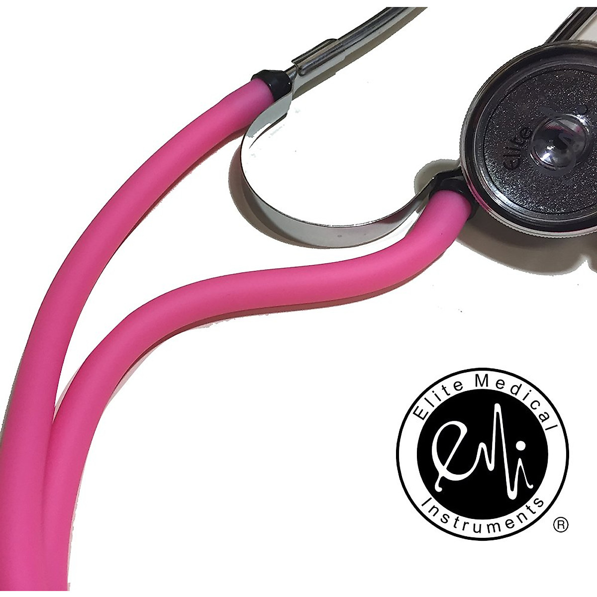 EMI Professional Deluxe Sprague Rappaport Dual Head Stethoscope - Hot Pink #112