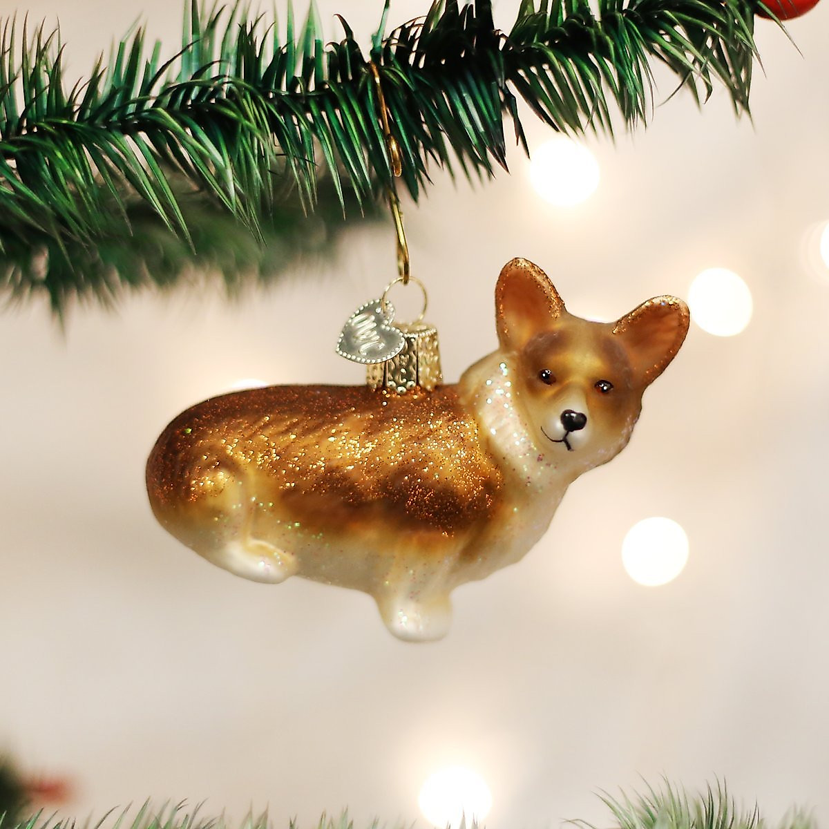 Old World Christmas Ornaments: Dog Collection Glass Blown Ornaments for Christmas Tree, Pembroke Welsh