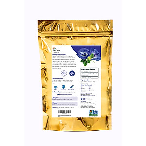 INCAS 100% USDA Organic Butterfly Pea Flower 1.76 oz (150+ Cups) DIRECT FROM SOURCE Thailand Non GMO Verified Dried Caffeine Free Gluten Free Vegan Rich in Antioxidants Free eBook (50G)