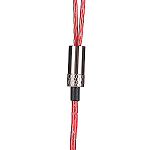 Qinlorgo Audio Extend Cord, Stable Signal Smooth Ergonomic Strong Corrosion Resistance Headphone Audio Cable for CKR90 CKR100 LS50 LS70 for E50 E70 LS200 LS300 LS400