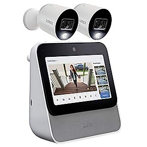 Lorex Smart Home Security Center, Wi-Fi Security Camera System with 1080p HD Bullet Cameras, Motion Detection and Color Night Vision, 64GB MicroSD 4 Channel System, 2 Bullet Cameras