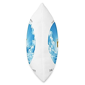 Pinchy Clarke - Apparel - Clothing Who's The King of Glory Throw Pillow, 16x16, Multicolor