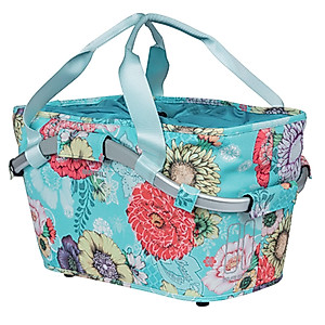 Basil B.V. Unisex Adult Mik Bloom Pannier Rack Bags, Sky Blue, 48 x 28 x 24 cm