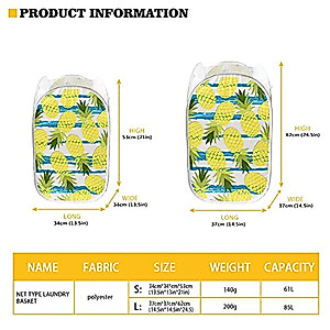 AFPANQZ Home Mesh Popup Laundry Hamper Large Capacity Bright Halloween Bat Laundry Basket Width Side with Pocket Home Dirty Clothes and Kid's Toys Storage Hamper Save Place 85L