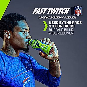 Fast Twitch Energy drink from Gatorade, Tropical Mango, 12oz Bottles, (12 Pack), 200mg Caffeine, Zero Sugar, Electrolytes