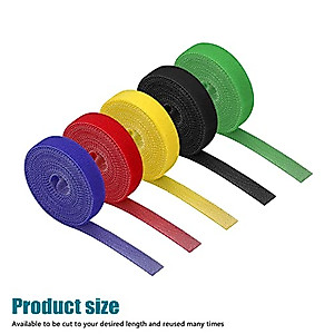 204pcs Cord Management Organizer Kit ,include 4 Cable Sleeve Split with 45 Self Adhesive Cable Clips Holder, 5 Rolls and 30 pcs Adhesive Ties, 100 Nylon Fasten Cable Ties for TV Office Car Desk Home