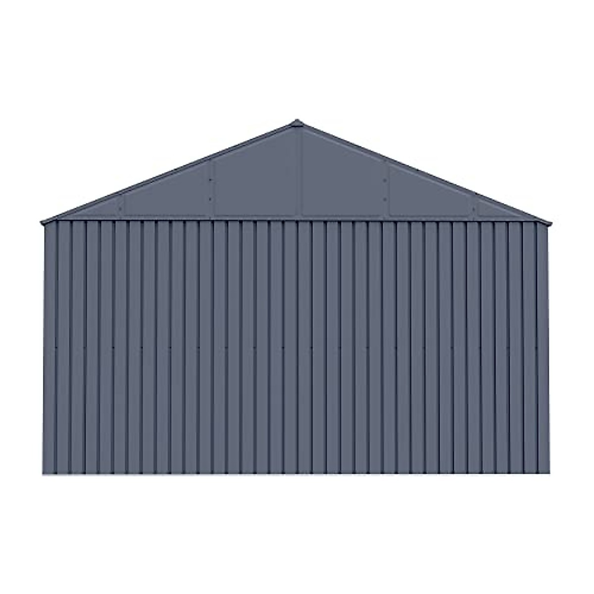 Arrow Shed Elite 12' x 12' Outdoor Lockable Gable Roof Steel Storage Shed Building, Anthracite