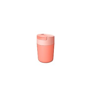 Joseph Joseph Sipp™ Travel Coffee Mug with Flip-top Cap - 340 ml (12 fl. oz) - Coral