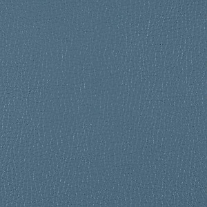 Office Star Pacific Sofa with Padded Box Spring Seats and Silver Finish Legs, Dillon Blue Faux Leather