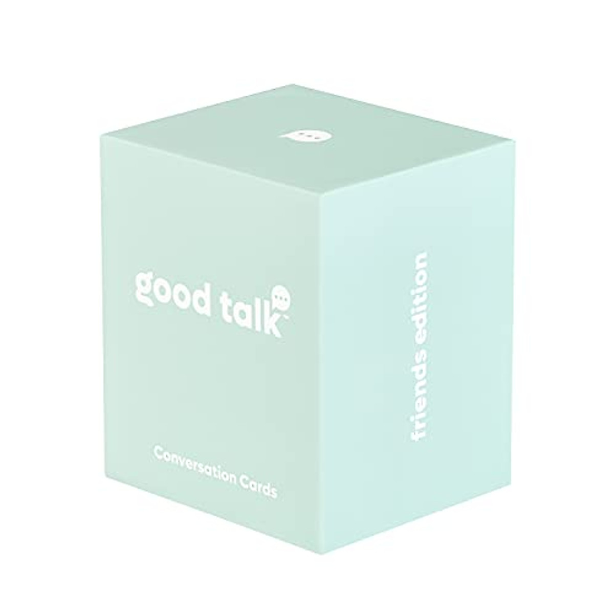 Good Talk: 150 Conversation Cards | Better Relationships with Friends and Family | Game Nights, Dinner Table Conversation Starters, Car Game for Road Trips and More | Friends Edition | Mint Green