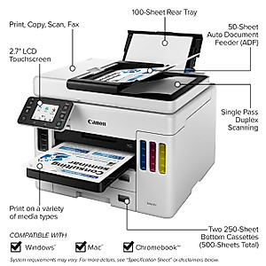Canon MAXIFY GX7021 Wireless MegaTank Small Office All-in-One Printer