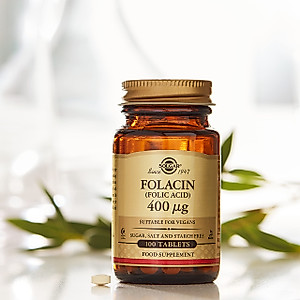 Solgar Folate 666 mcg DFE (Folic Acid 400 mcg), 250 Tablets - Heart Health - Prenatal Support - Non-GMO, Vegan, Gluten Free, Dairy Free, Kosher - 250 Servings