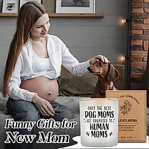 New Mom Gifts for Pregnant Women, Congrats on Pregnancy Gifts for Expecting Mom, Mom to Be Gift for Pregnant Daughter Wife Friend, First Time Mommy Birthday Mothers Day Gift, Lavender Scented Candle