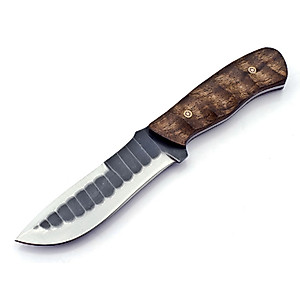 UK UNIQUE SHARP KNIVES BK-780 Handmade D2 Stainless steel 10 Inches Hunting knife- Beautiful Walnut wood Handle