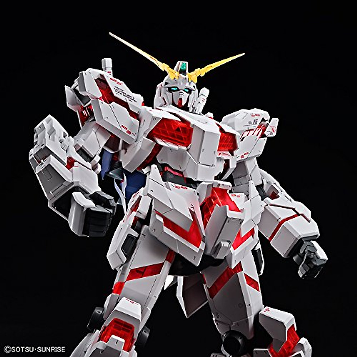 Bandai Hobby Mega Size 1/48 Unicorn Gundam [Destroy Mode] Gundam UC Model Kit Figure