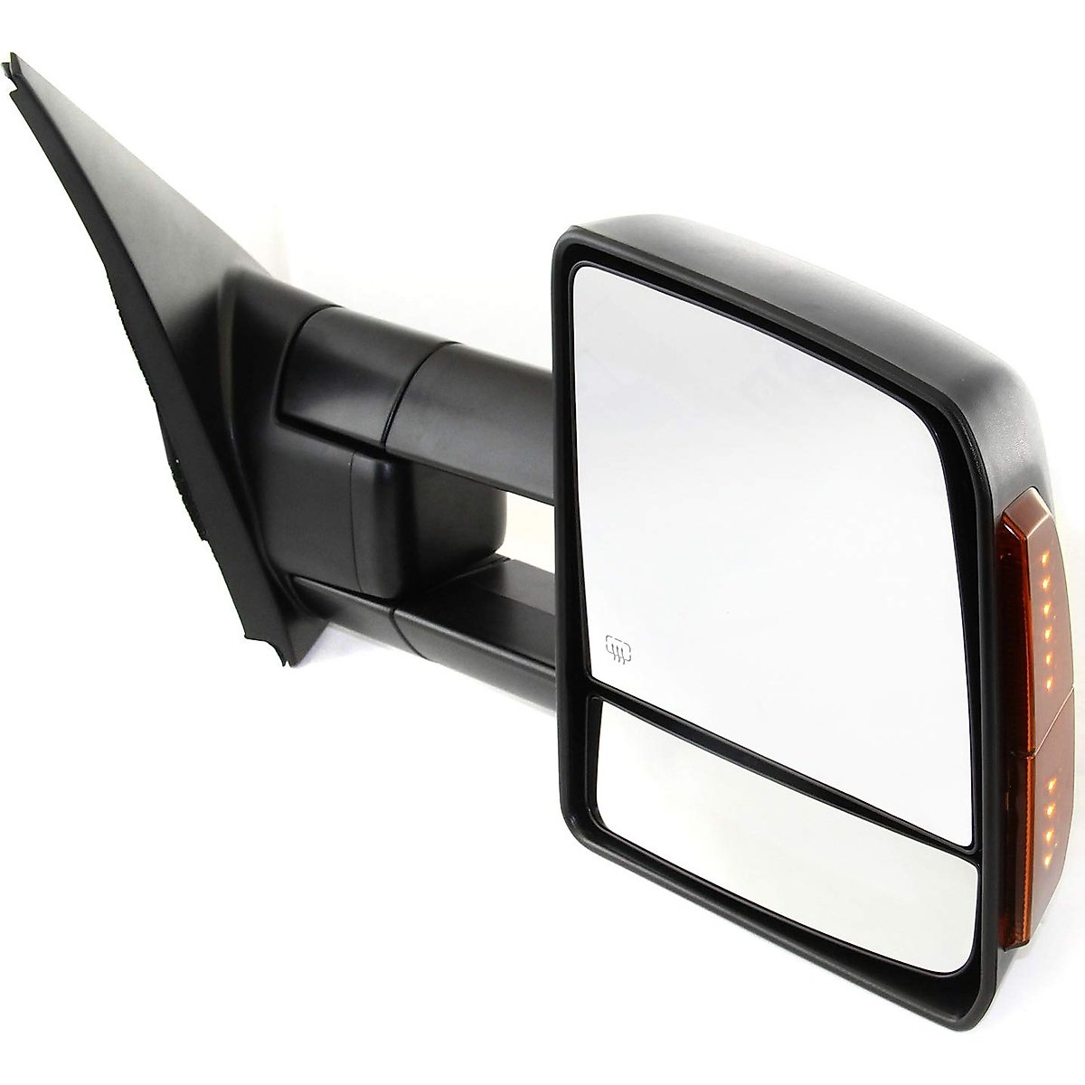 Kool Vue Driver & Passenger Side Power Heated Towing Mirrors for Toyota Tundra 2007-2021 With Signal Light Textured Standard Cab