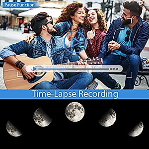 SPRANDOM Camcorder Video Camera 2.7K 42MP with LED Fill Light,18X Digital Zoom Camera Recorder 3.0" LCD Screen Vlogging Camera for YouTube with Remote Controller,2 Batteries