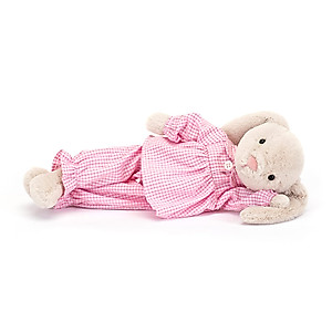 Jellycat Lottie Bunny Bedtime Stuffed Animal, 11 inches | Rabbit & Bunny Plush Toy | Classic Children's Gift