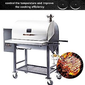 4 Rolls BBQ Gasket High Heat Temp Seal Grill Gasket Seal Tape Self-Adhesive Stick Barbecue Tape Grill Gasket Sealing Tape for BBQ, 26 Feet 1/8 Inch Thickness 1/2 Inch Width, Black