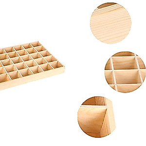 ULTNICE Sock Underwear Organizer Wooden Drawer Organizer Divider, 20 Cell Stable Closet Cabinet Organizer Underwear Storage Boxes for Storing Socks, Bra, Handkerchiefs, Ties, Belts 1pc