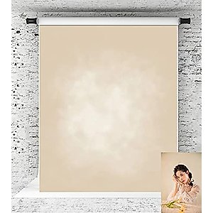 Kate 5x7ft Beige Backdrops Microfiber Tan Portrait Backdrops for Photoshoot Abstract Photo Background