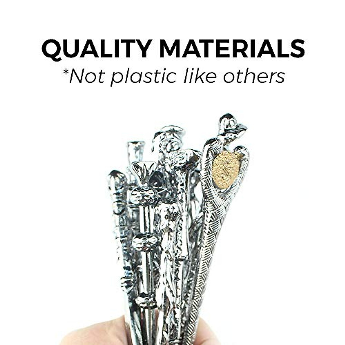 Original 10 Magical Themed Wizard Wand Makeup Brushes, Metal, Extra Durable, Soft Brushes