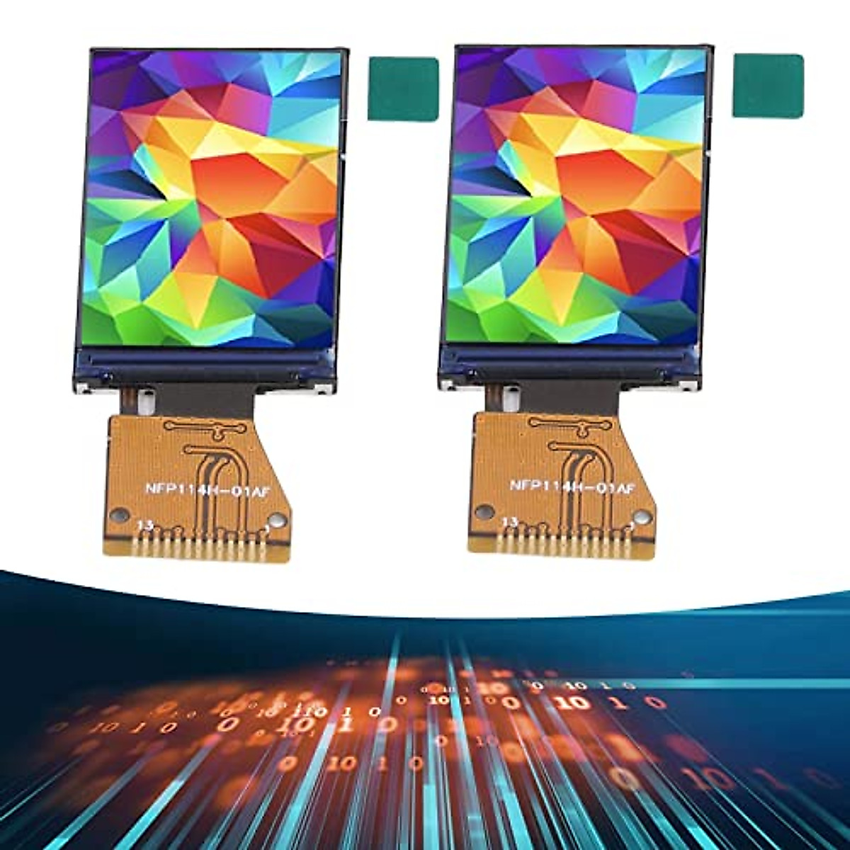 FECAMOS Display Module, ST7789V Driver SPI Interface 1.14in IPS Display Module 135 X 240 Resolution for Controller Board