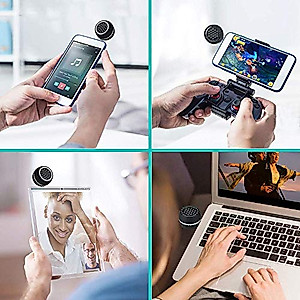 Mini Portable Speaker, 3W Mobile Phone Speaker Line-in Speaker with Clear Bass 3.5mm AUX Audio Interface, Plug and Play for iPhone, iPad, iPod, Tablet, Smartphone