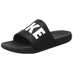 Nike Men's OFFCOURT Slides, Black/White, 9