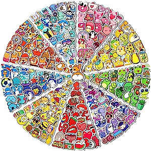 1000Pcs Stickers for Kids | Water Bottle Stickers for Kids | Bulk Stickers for Water Bottles Laptop Hydroflask | Waterproof Vinyl Stickers for Teens Kids Girls Adults[No-Duplicate Sticker Pack]