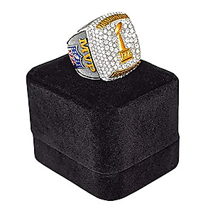 Spire Designs Fantasy Football Championship Ring - FFL Ring with Display Box (10)
