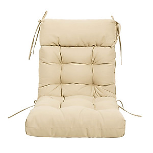 ARTPLAN Adirondack Outdoor Chair Cushion,All Weather Patio Cushion,Wicker Tufted Pillow for Patio Furniture