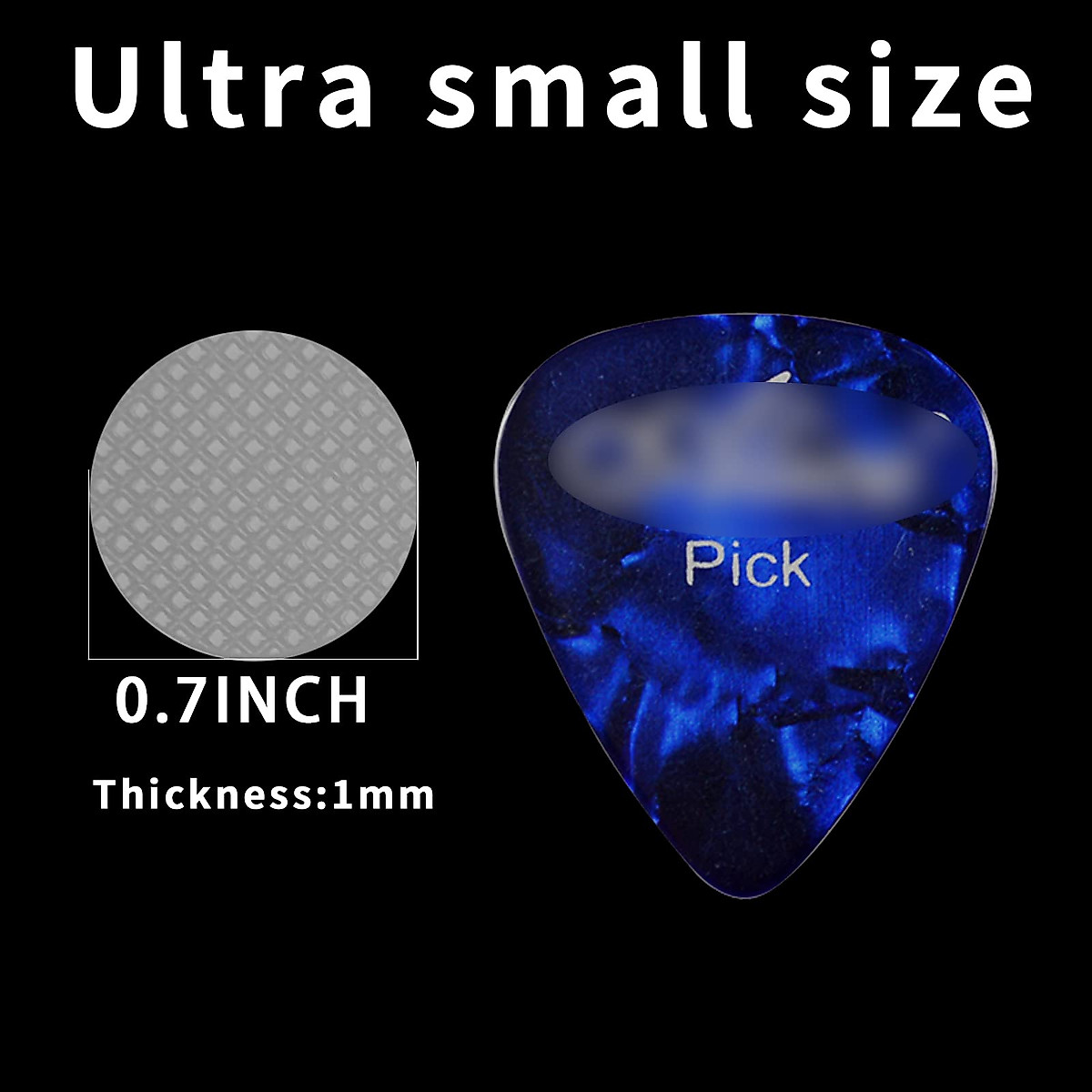Birllaid Grips for Guitar Picks, Guitar Pick Grips Help You Hold Guitar Picks Tightly, Self Adhesive 30Grips