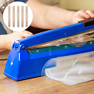 ULTECHNOVO 10 pcs Impulse Sealer Heating Strips for Vacuum Sealers Compatible Replacement Elements for Hand Sealers Ideal for Heat Sealing Vacuum Seal Bags and Food Storage