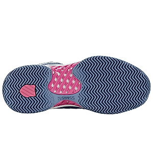 K-Swiss Women's Hypercourt Express 2 HB Tennis Shoe, Infinity/Blue Blush/Carmine Rose, 10 M