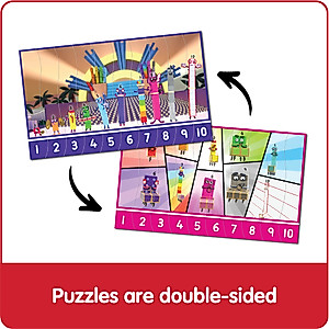 hand2mind Numberblocks Sequencing Puzzle Set, Sequence Cards, Math Games for Kids Ages 3-5, Number Games, Educational Toys, Toddler Learning Puzzles, Counting Toys, Preschool Learning Activities