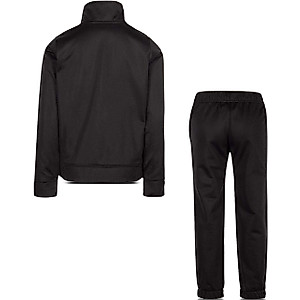 Nike Boys' 2-Piece Tricot Tracksuit Pants Set Outfit - black, 2t